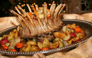 تاج لحم مشوي مع الخضار Crown Lamb with Roasted Vegetables | Freethinker ...